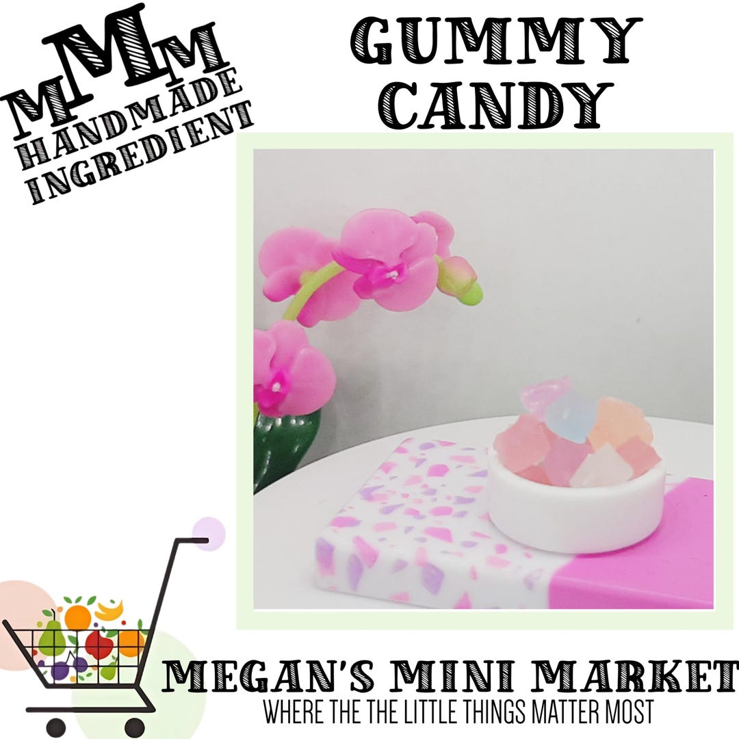 Mini Gummy Candy (megan's Original Handmade Ingredients) - Etsy