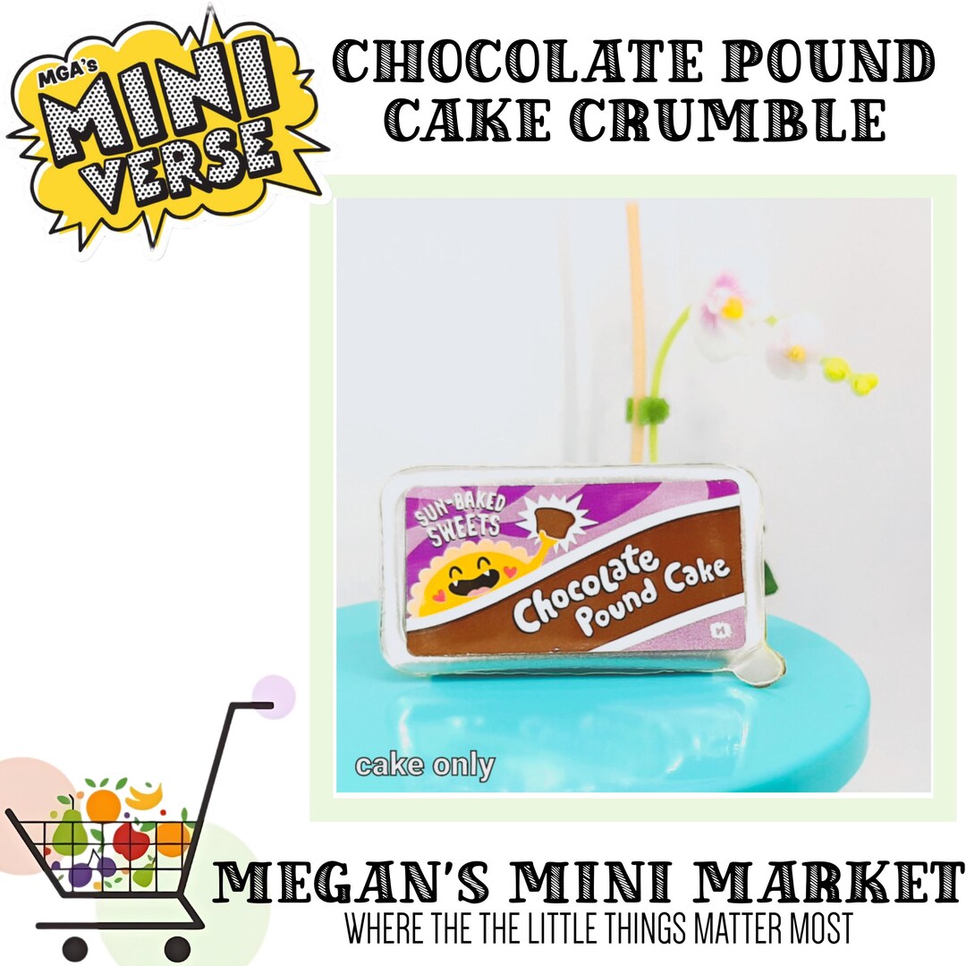 Mini Chocolate Pound Cake Crumble (miniverse Ingredient) - Etsy