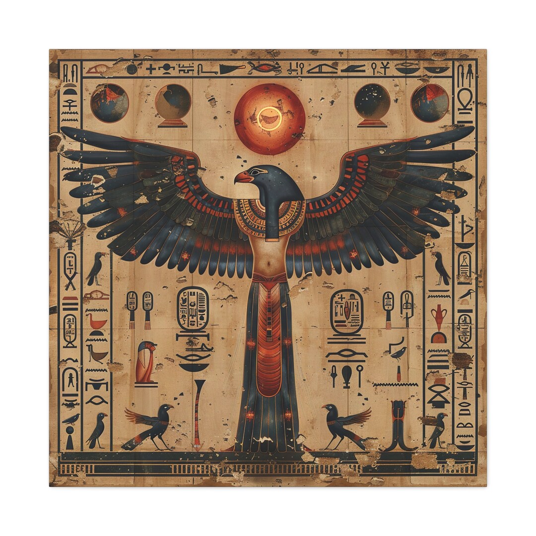 Ancient Egyptian Hieroglyphs Alphabet Pyramid Pharaoh, Digital Design ...