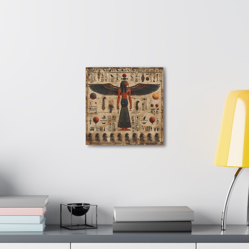 Ancient Egyptian Hieroglyphs Alphabet Pyramid Pharaoh. Digital Design ...