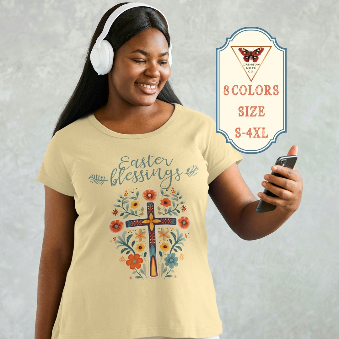 Comfort Colors Easter Blessings Shirt Easter Christian Shirt Christian ...