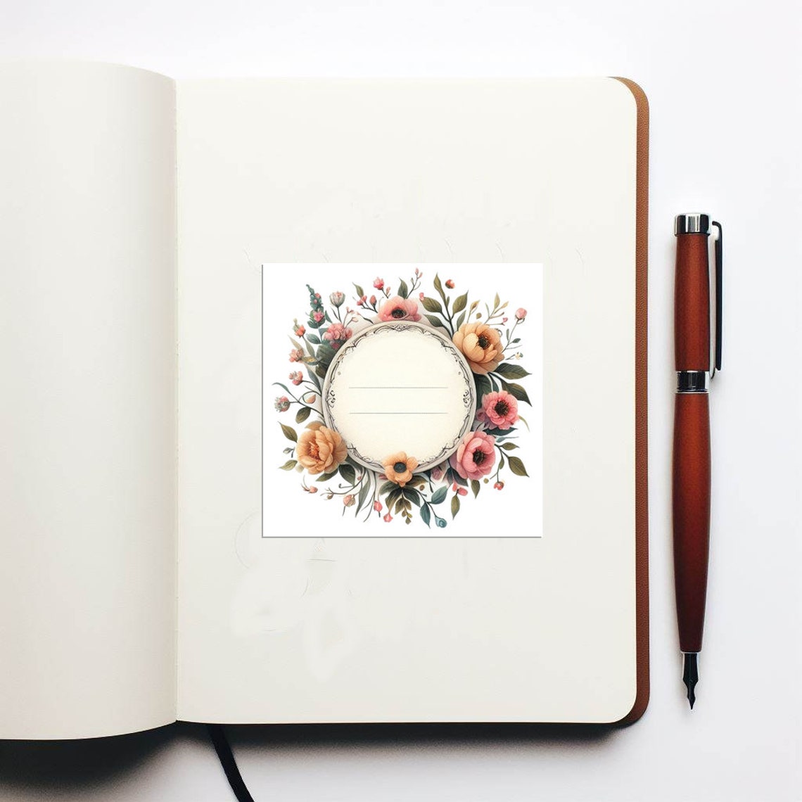 Printable Bookplates Floral Themed Ex Libris Set of 50 Bundle Digital ...