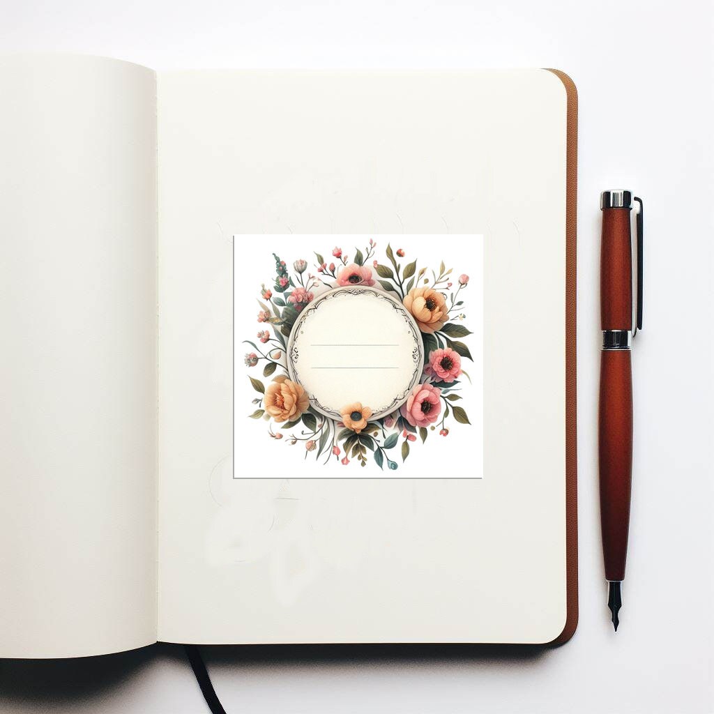 Printable Bookplates Floral Themed Ex Libris Set of 50 Bundle Digital ...