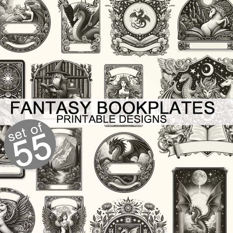Printable Bookplates - Etsy