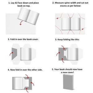 Funny Printable Book Cover Set of 10 Digital Download Bookcover Prank ...