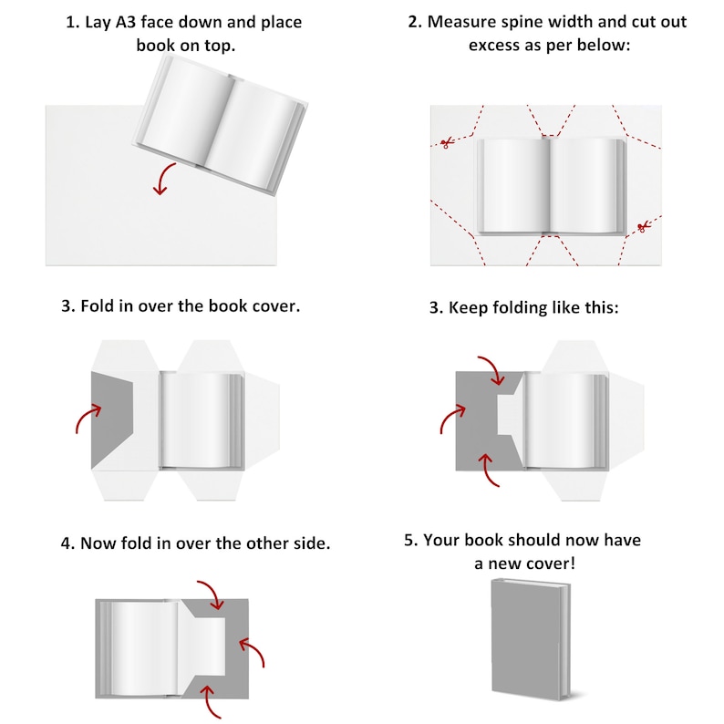 Funny Printable Book Cover Set of 10 Digital Download Bookcover Prank Commercial Use Sublimation ...