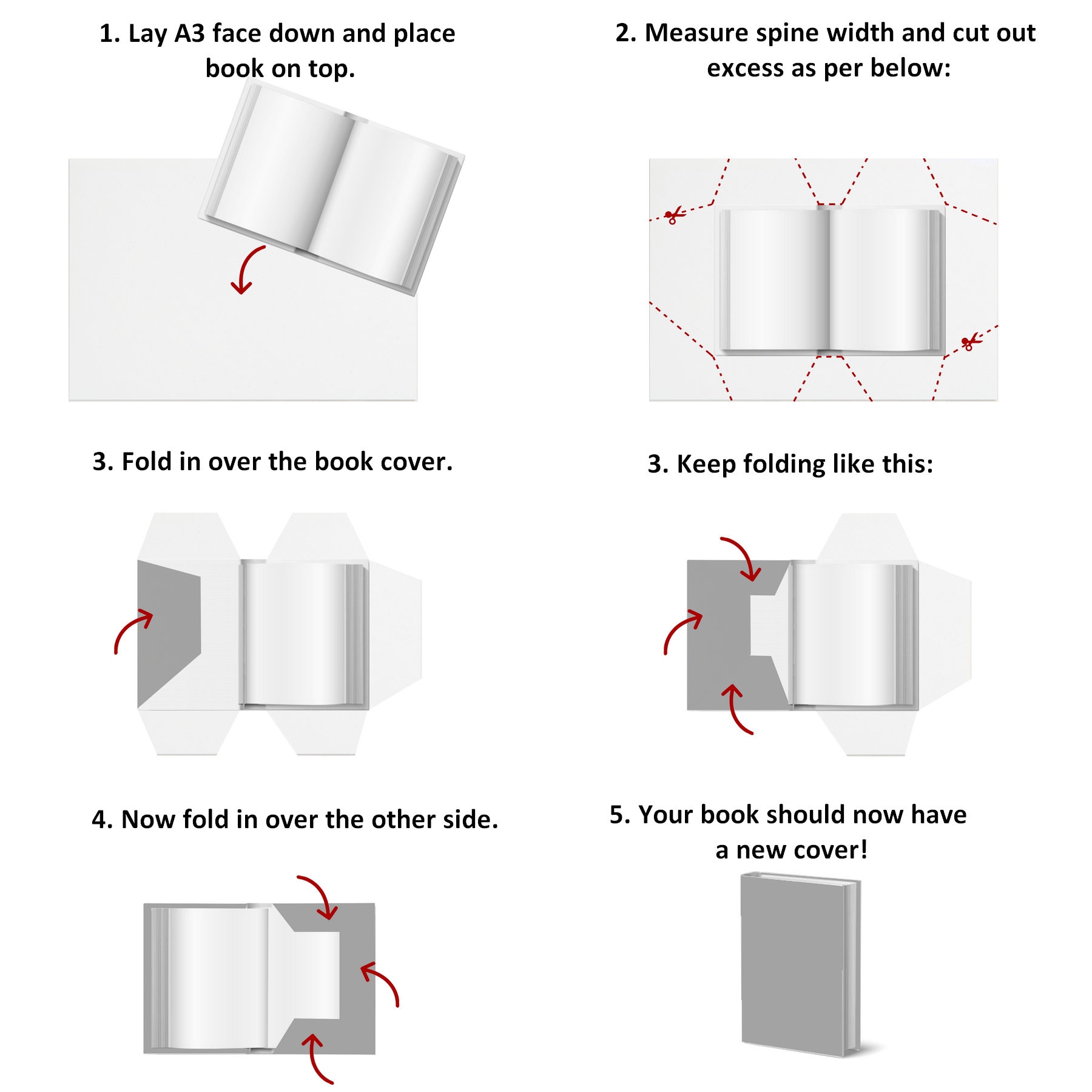 Funny Printable Book Cover Set of 10 Digital Download Bookcover Prank ...