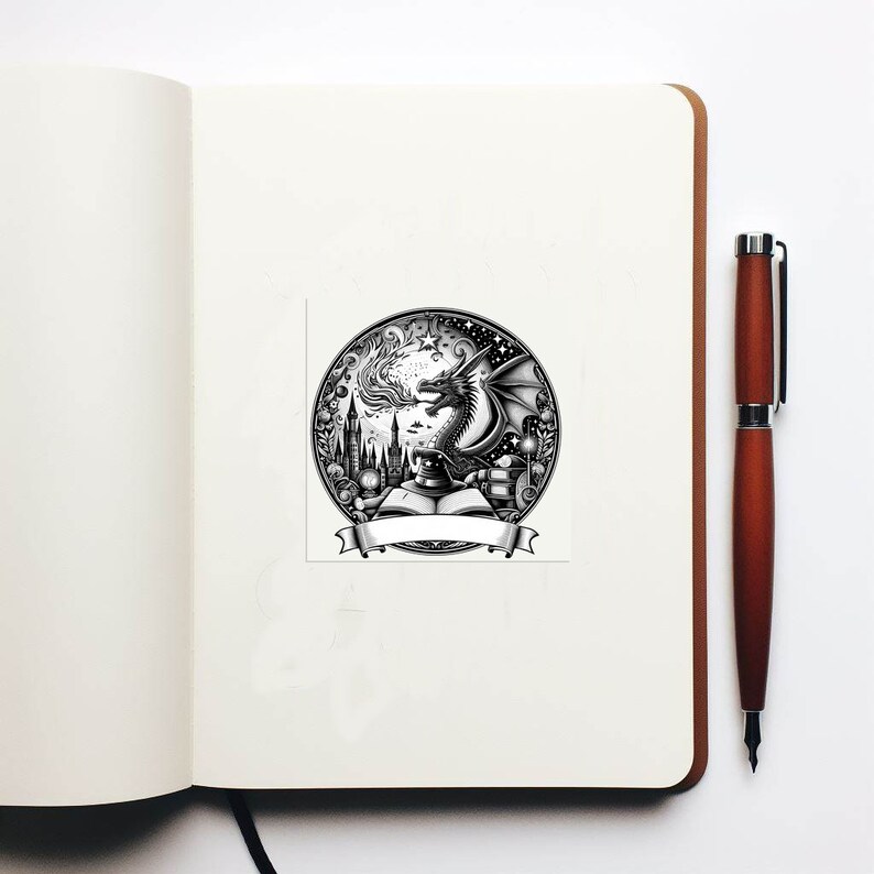 Printable Bookplates Fantasy Themed Ex Libris Set of 55 Bundle Digital ...