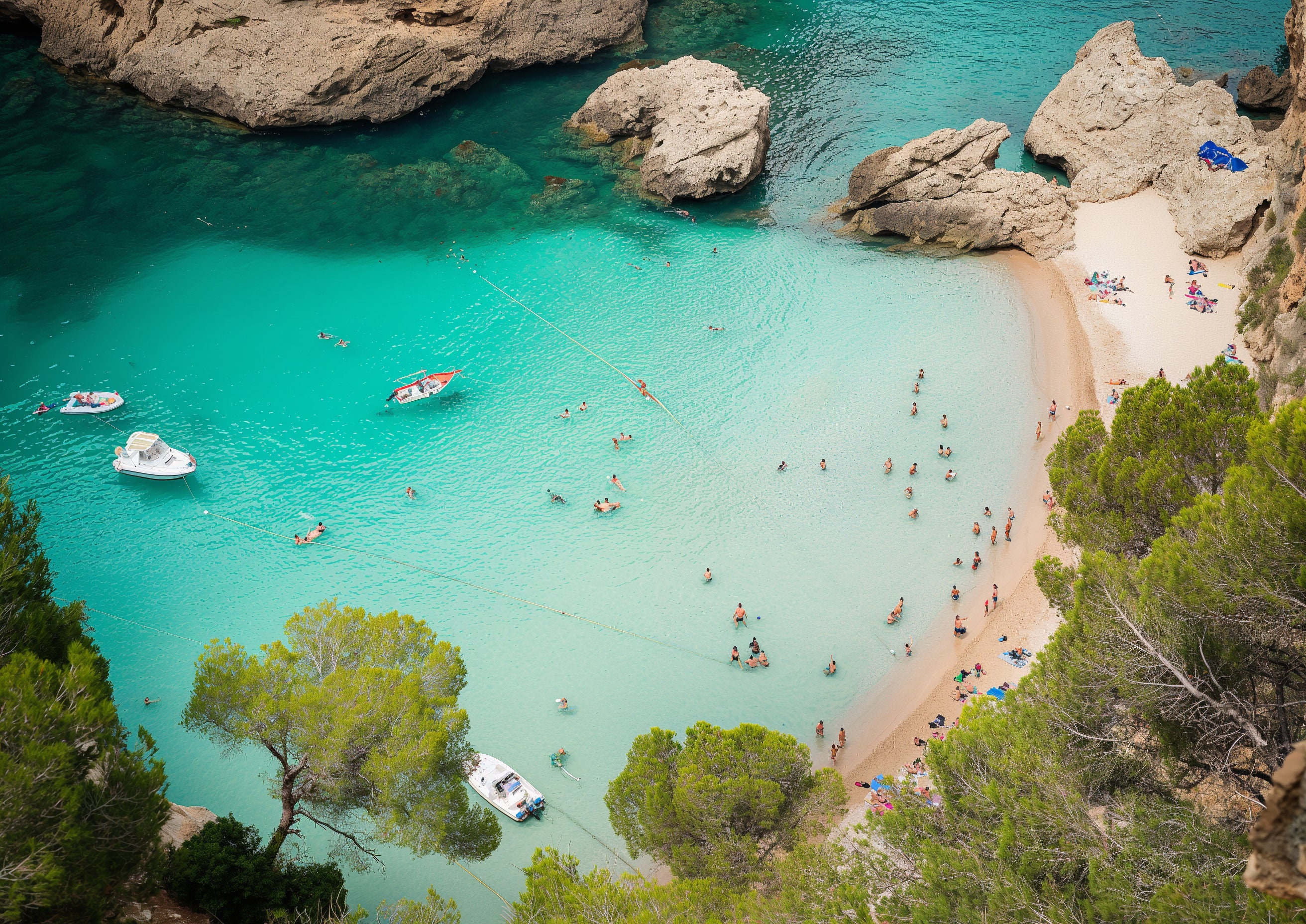 Spring Break - Amalfi Coast Digital Print - Coastal Beach Vacation ...