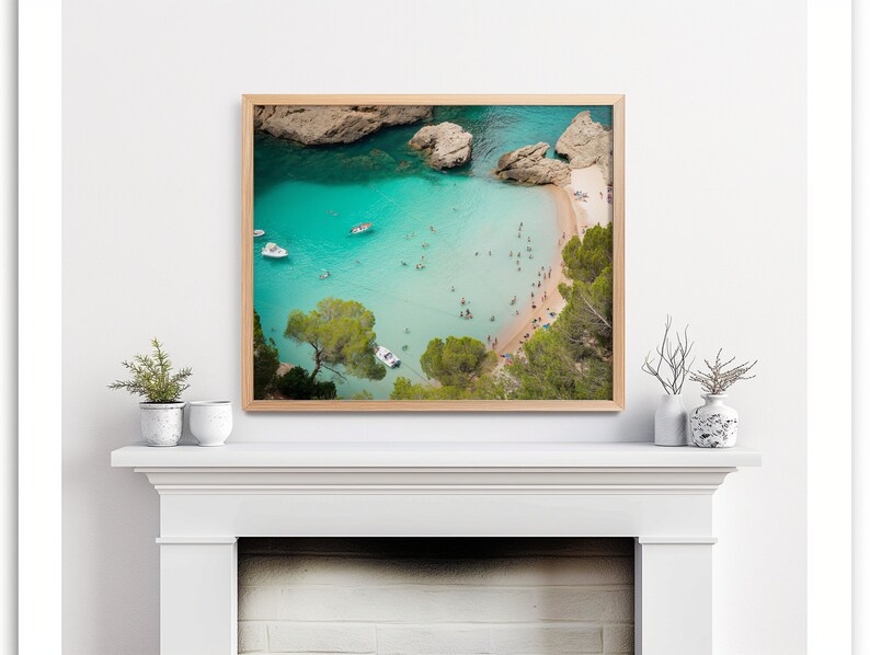 Spring Break - Amalfi Coast Digital Print - Coastal Beach Vacation ...
