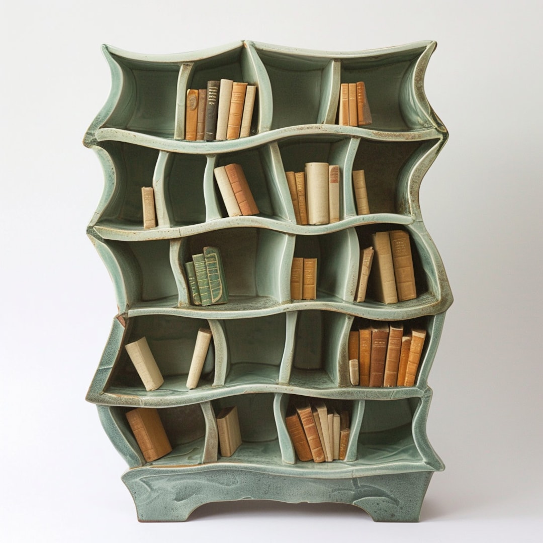 Contemporary Ceramic Bookshelf Units - Etsy UK