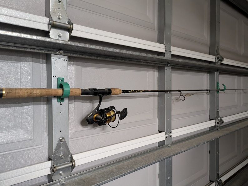 Fishing Rod Wall Rack, Garage Organizer, Fly Fishing, Deep Sea, Fresh ...