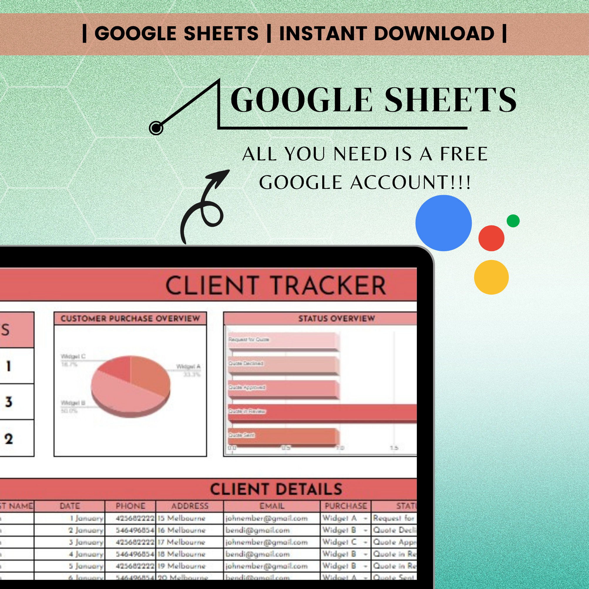 Client Tracker Plus: Effortlessly Monitor Your Client Relationships - Etsy