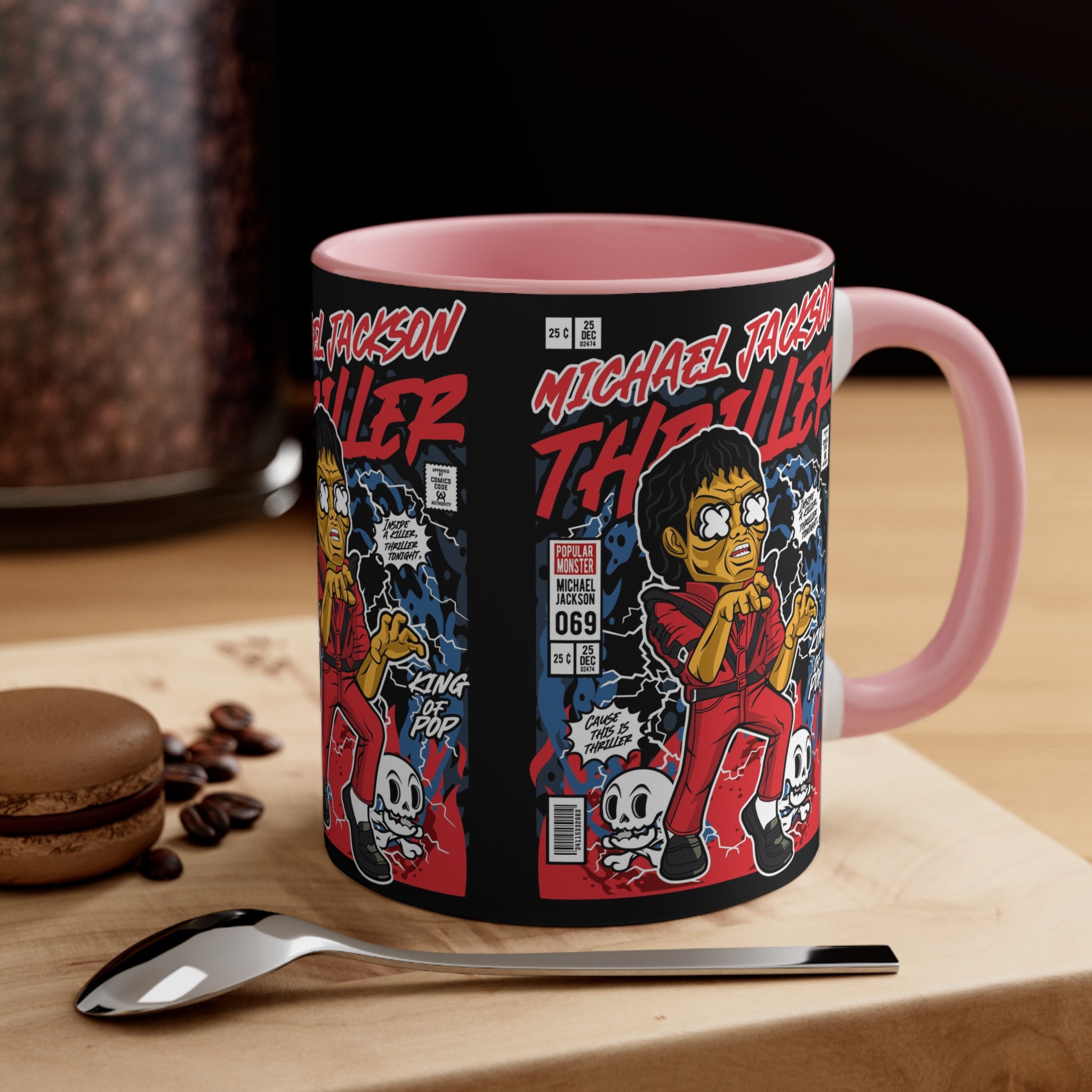 Michael Jackson Thriller Accent Coffee Mug, 11oz - Etsy