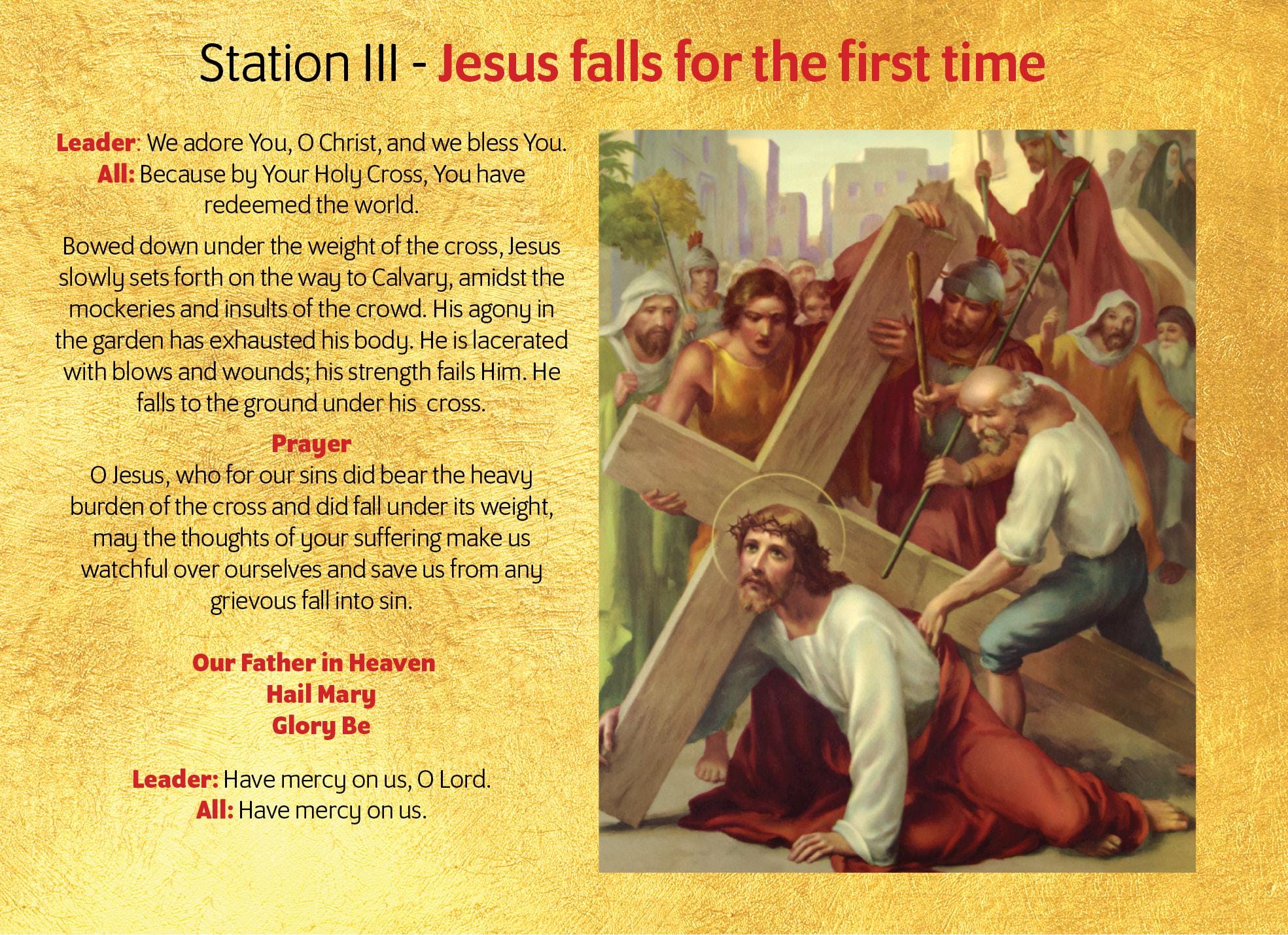 Way of the Cross, Lenten Reflections, Catholic Art, Passion of Christ ...