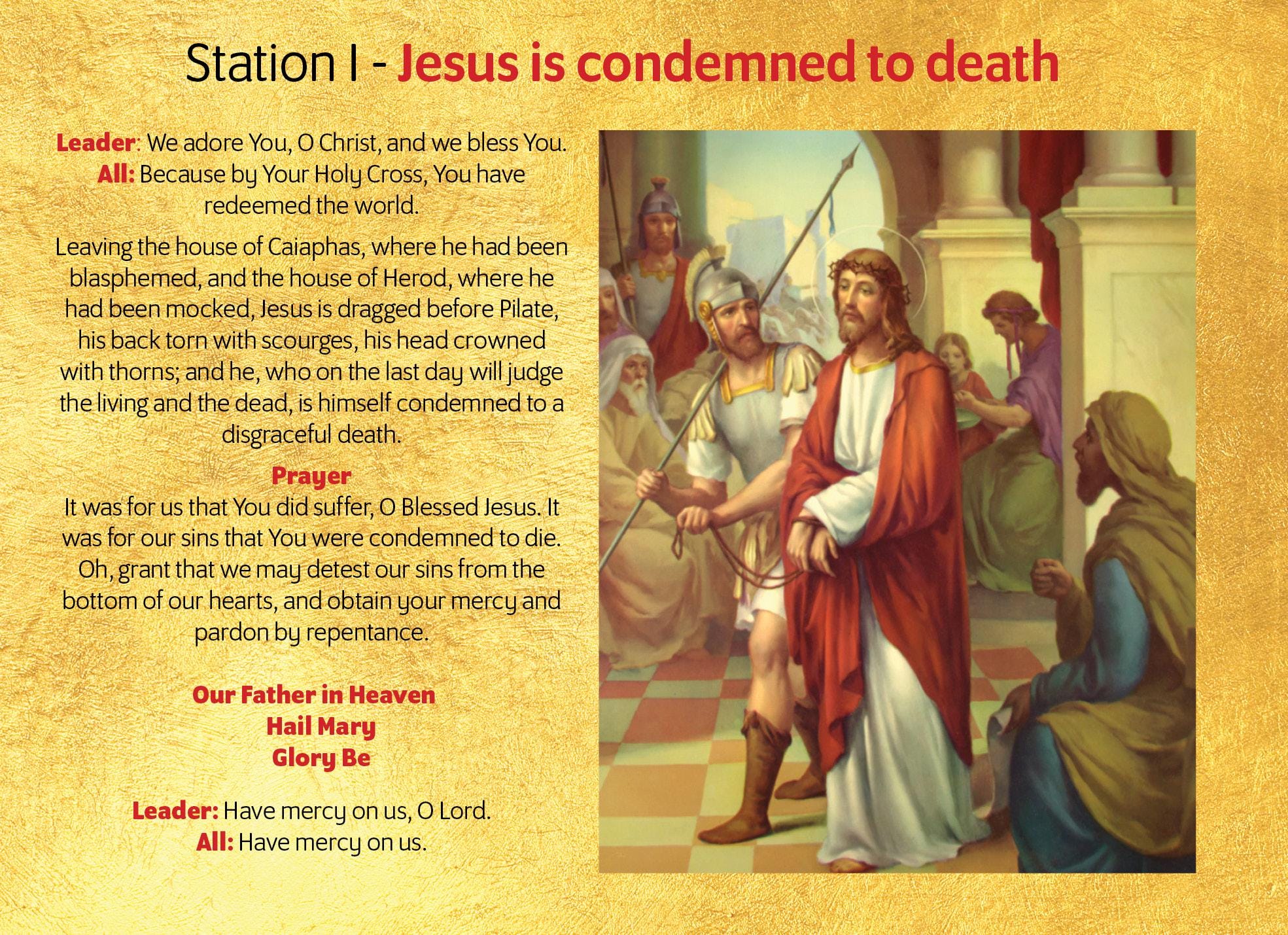 Way of the Cross, Lenten Reflections, Catholic Art, Passion of Christ ...