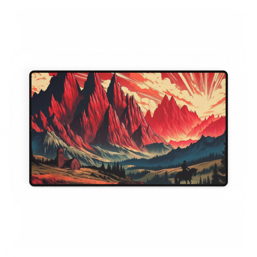 MTG Playmat Desert Mesa Mountain MTG Game Mat - Premium Printing ...