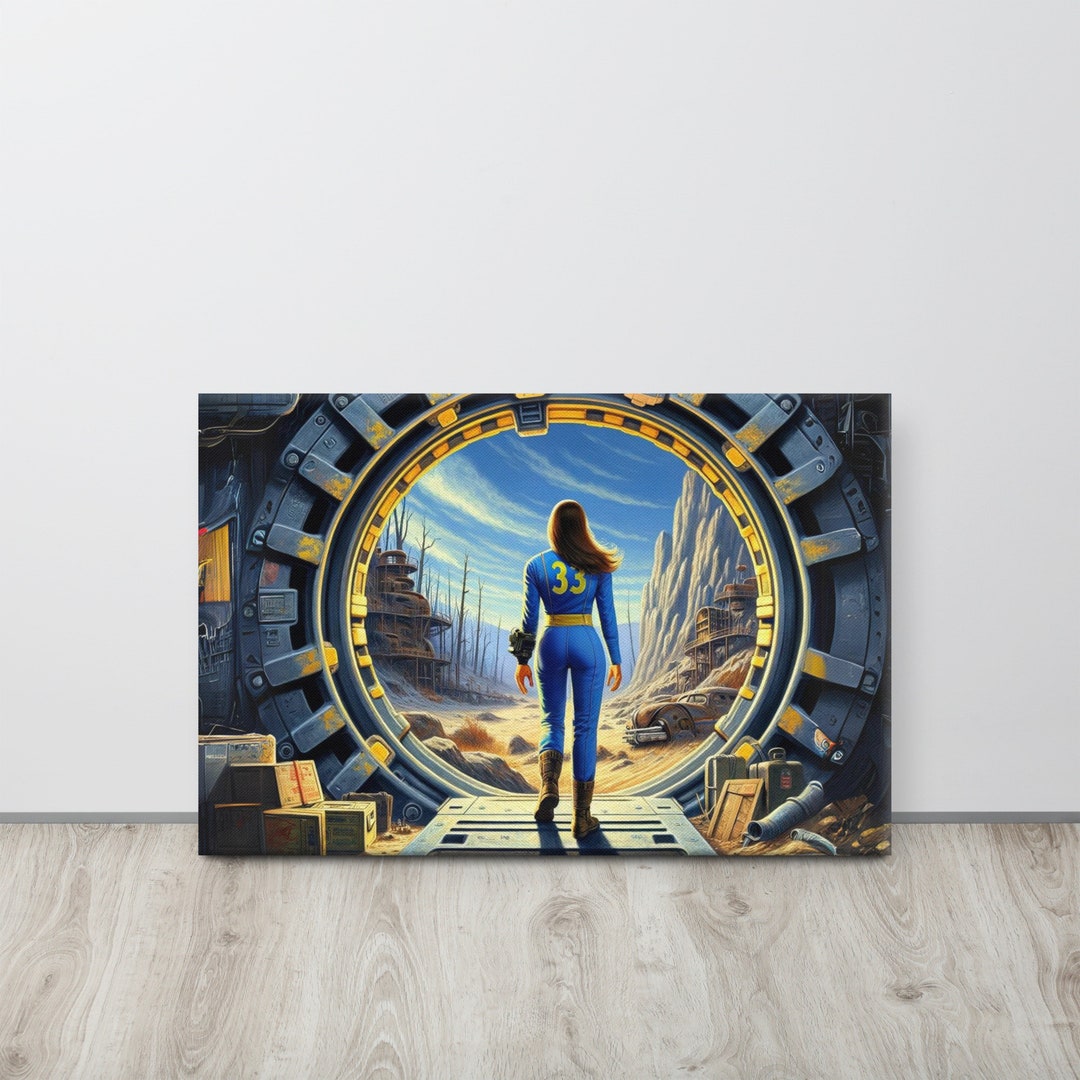 Fallout Art Vault 33 Dweller Art Fallout Fan Art Fallout Lucy - Etsy
