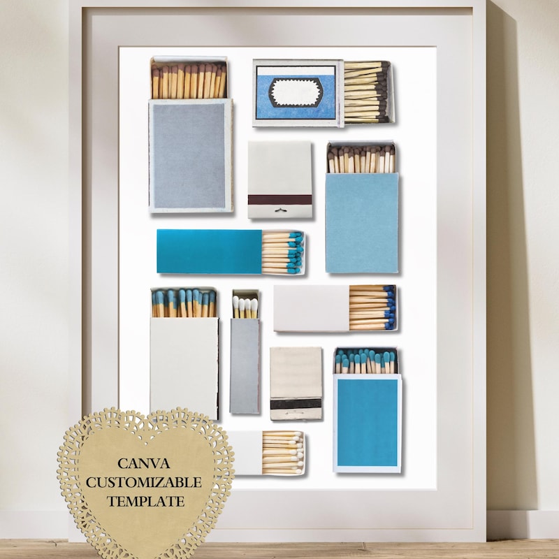 Blank Match Box - Etsy