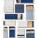 Navy Customizable Matchbook Art Canva Template|blank|digital Download ...