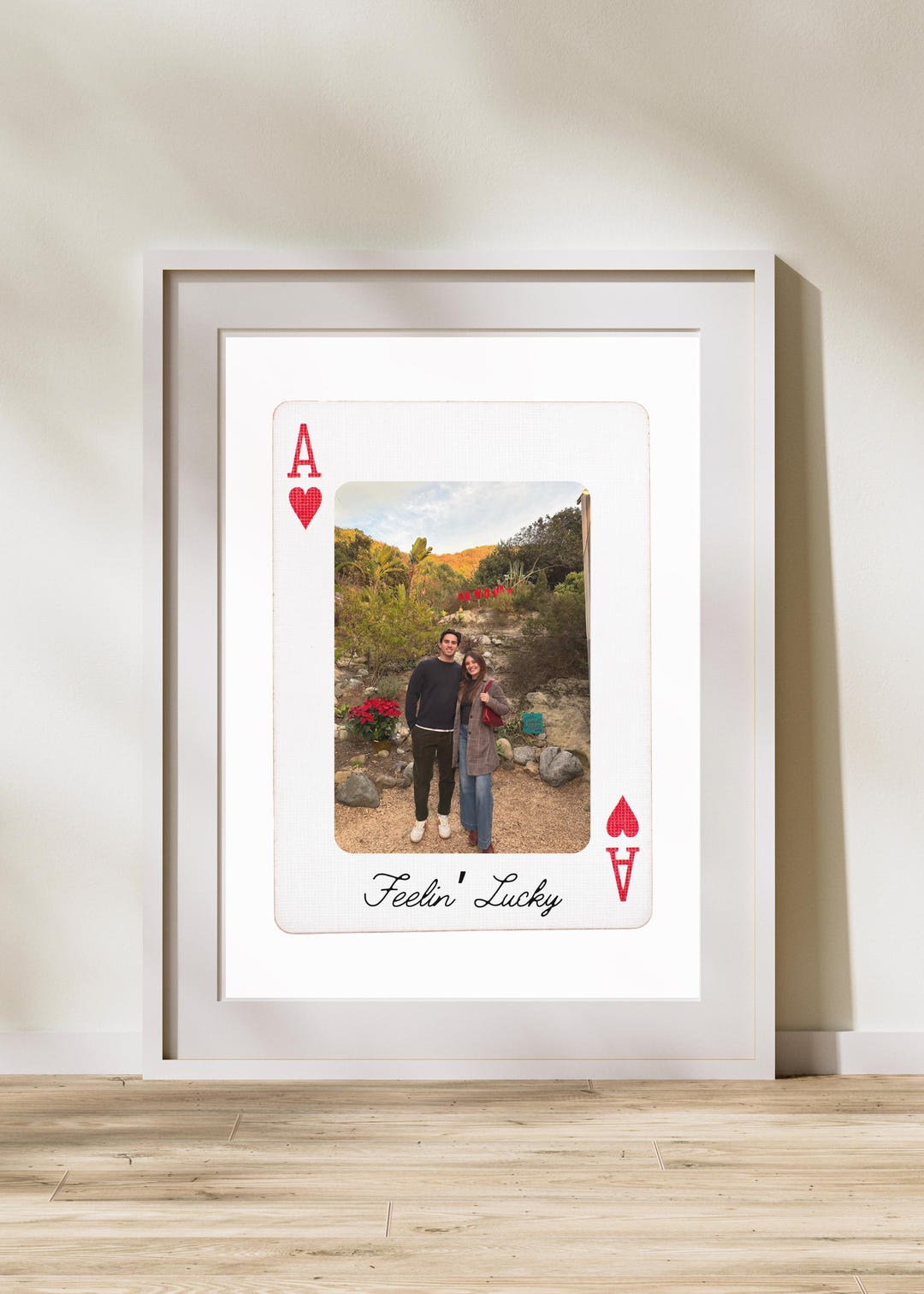 Custom Photo Ace Card | Color | Playing Card | Unique Couples Gift ...