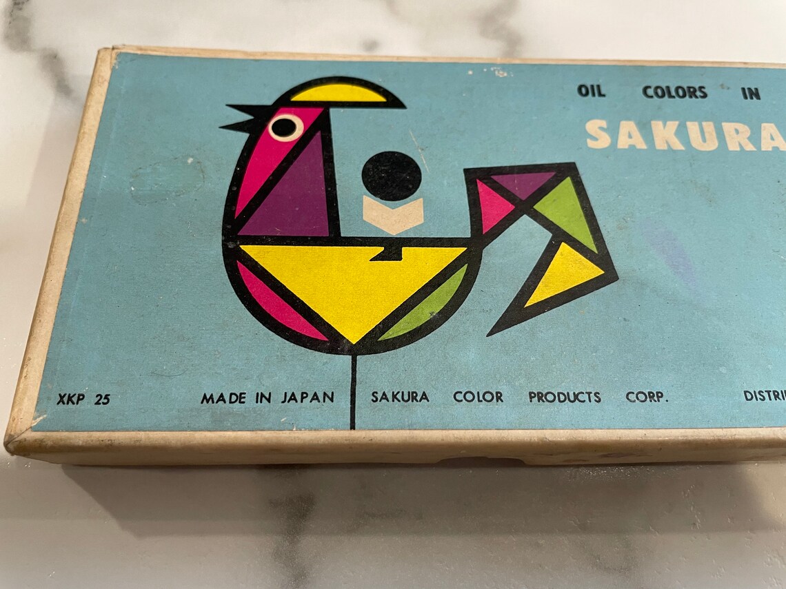 1960's Sakura Cray-pas the Newest in Crayons Japan - Etsy