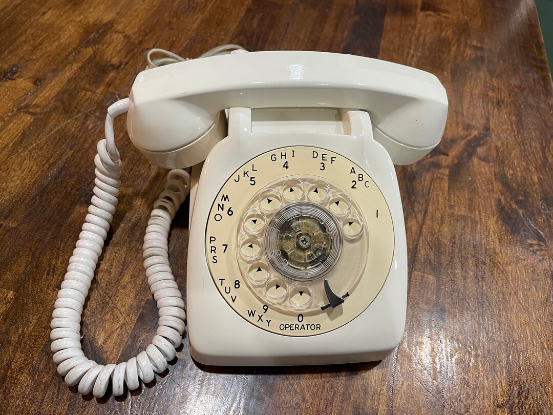 1982 Automatic Electric White Rotary Telephone - Etsy