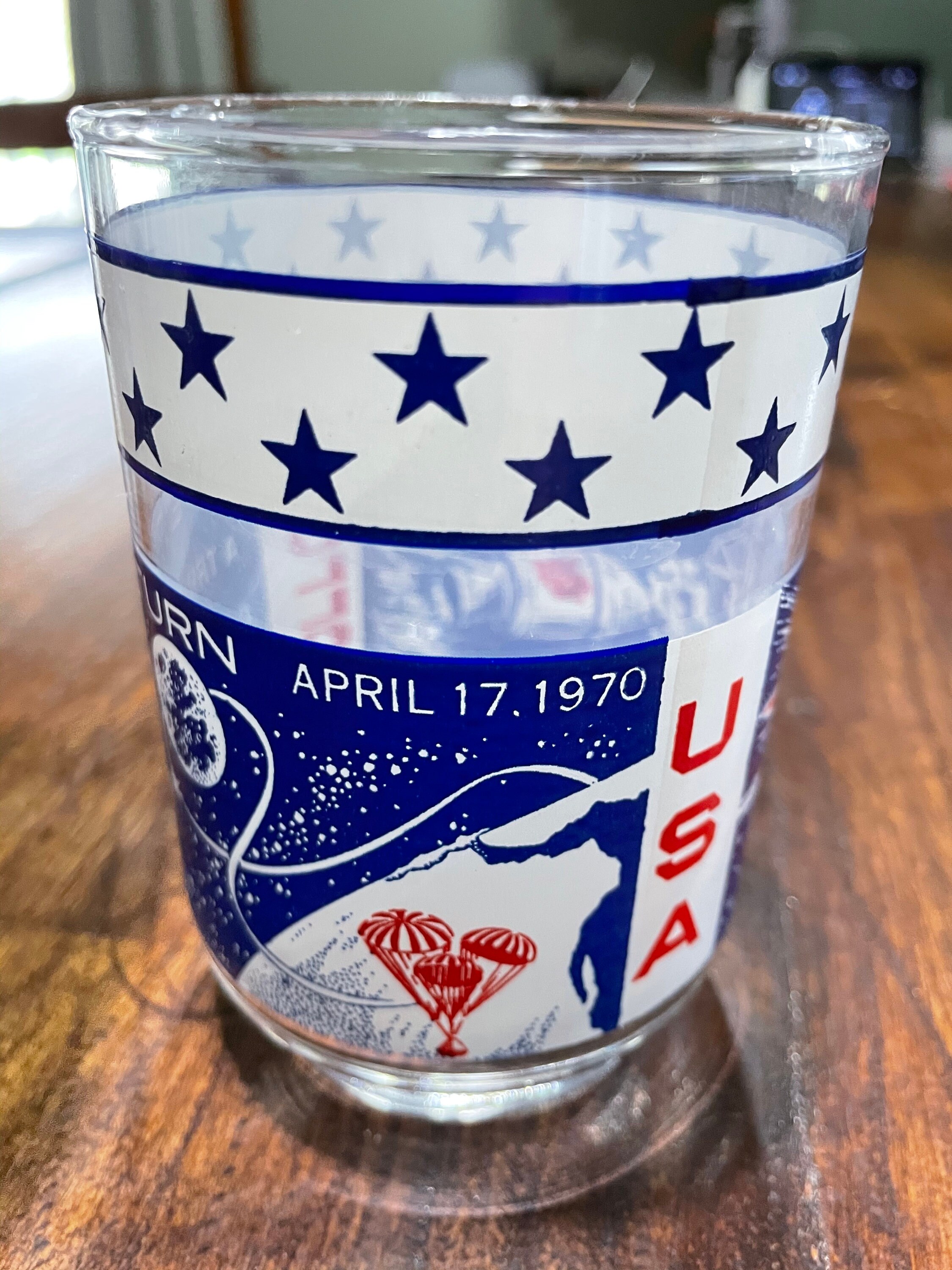 April 17, 1970 Safe Return to the Moon Apollo 13 Tumbler (libbey Glass ...