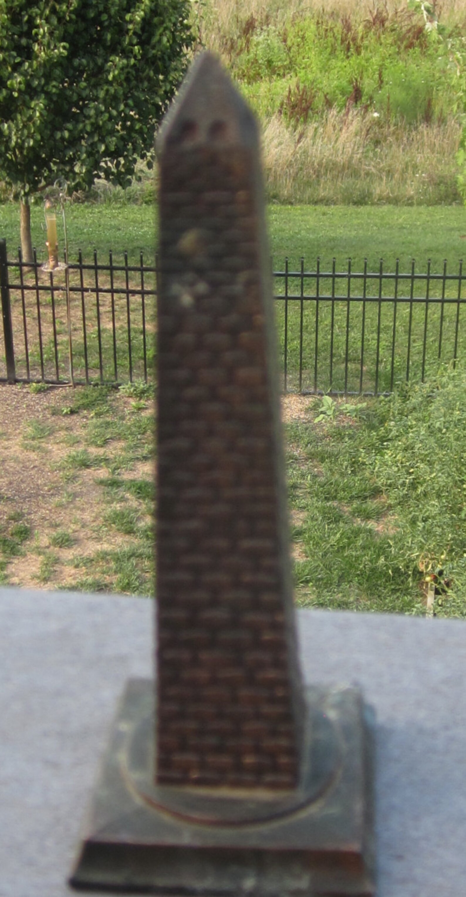 Vintage Cast Metal Washington Monument Obelisk With | Etsy