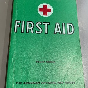 1968 First Aid American Red Cross Handbook - Etsy
