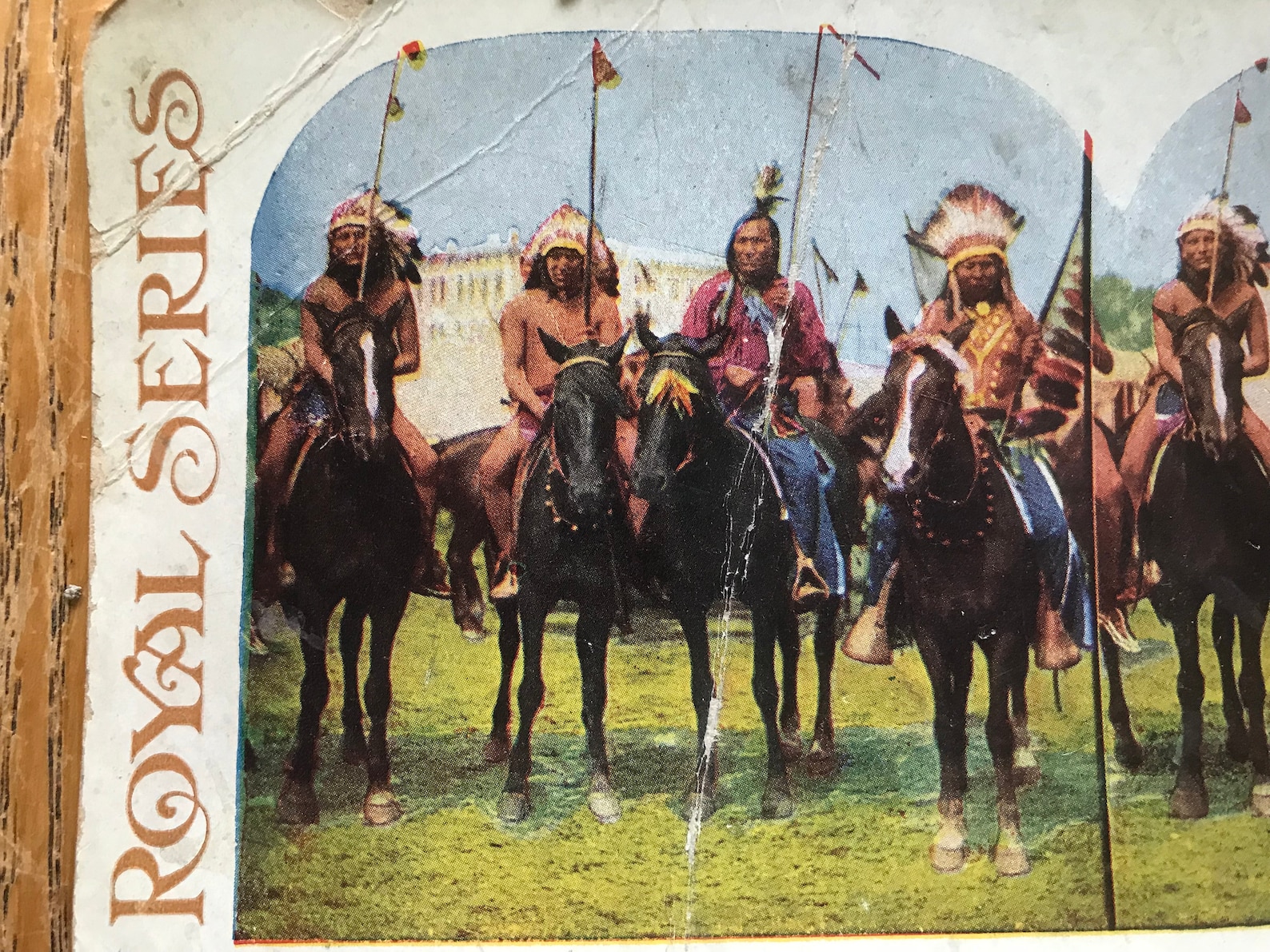 Vintage 1800 Era Sioux Indian Warriors Stereoview Card - Etsy