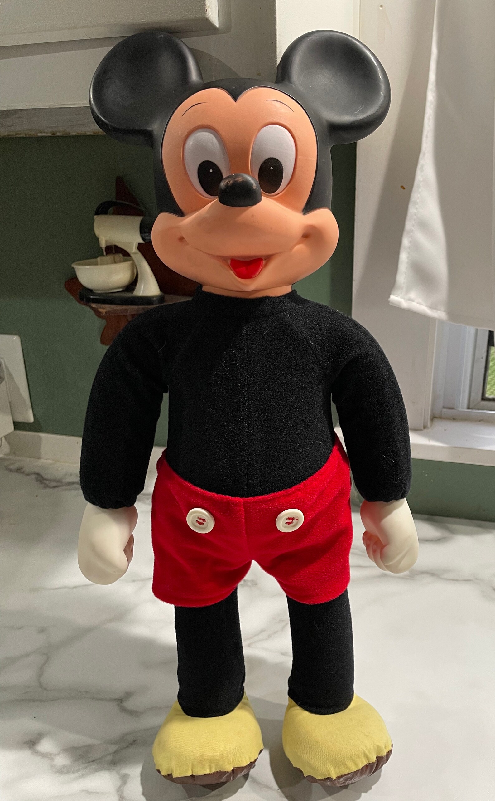 1970's Walking Mickey Mouse 19 1/2 Inches - Etsy