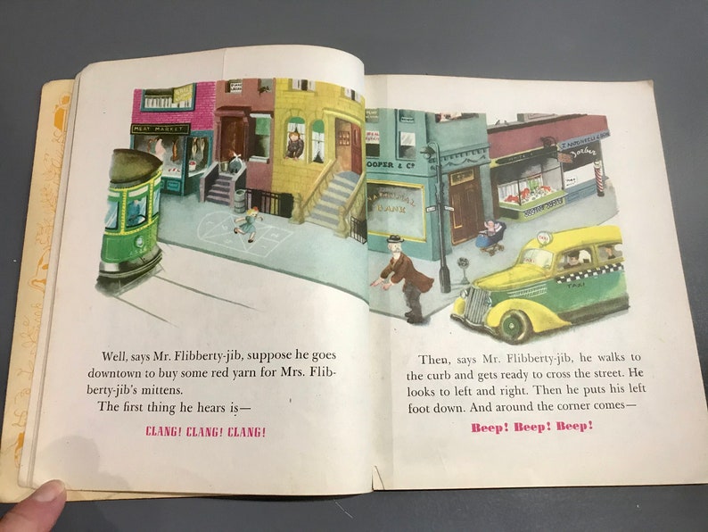 Rare 1947 Noises and Mr. Flibberty-fib Golden Book First Edition A - Etsy