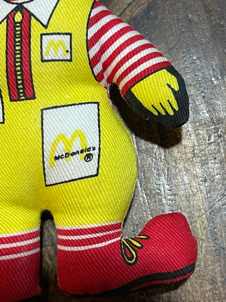 1984 Ronald Mcdonald 5 Inch Cloth Plush Doll - Etsy
