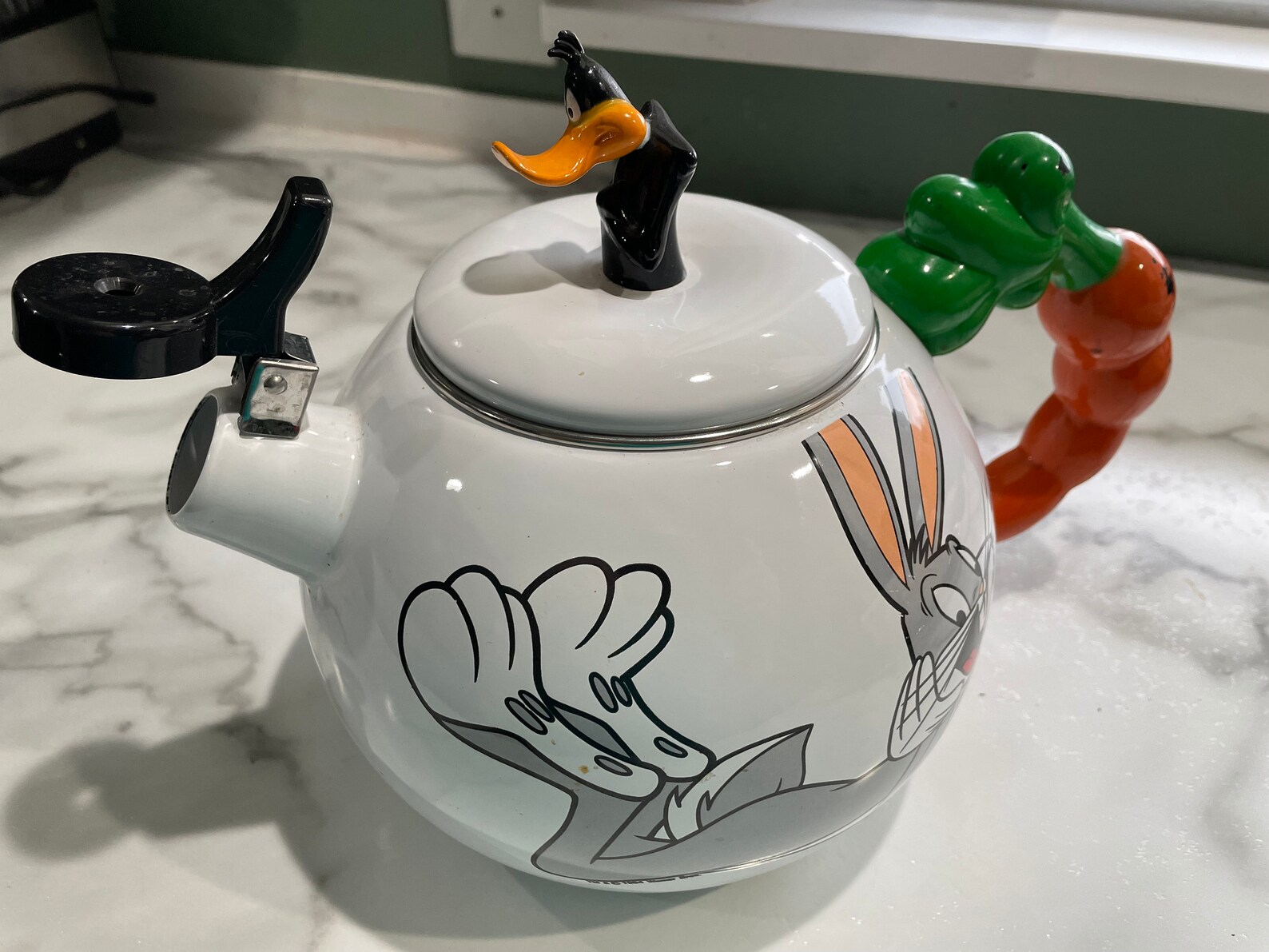 1994 Kamenstein Bugs Bunny and Daffy Duck Tea Kettle - Etsy