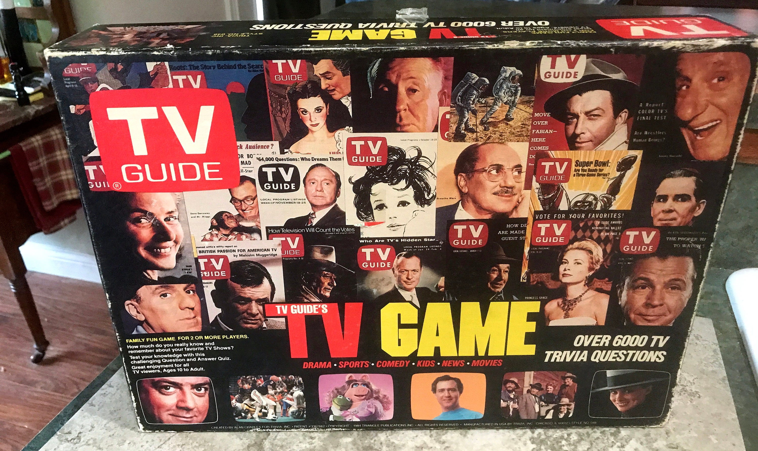 1984 TV Guide Trivia TV Game - Etsy