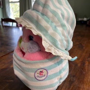Original 1986 Cribsy Baby Pink Popple Rattle Tail - Etsy