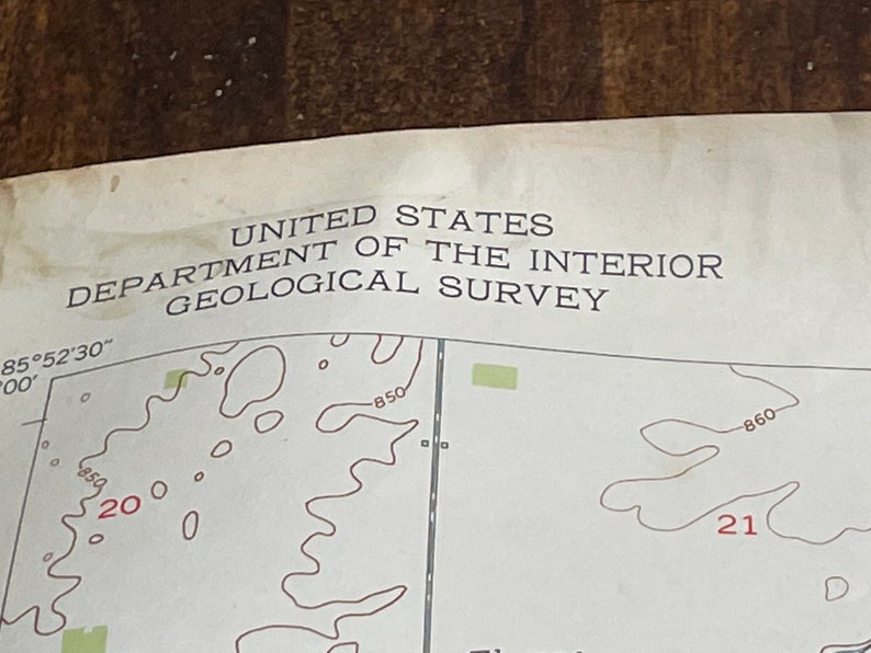 1952 Map of Ingalls Indiana U S Geological Survey Topographic - Etsy
