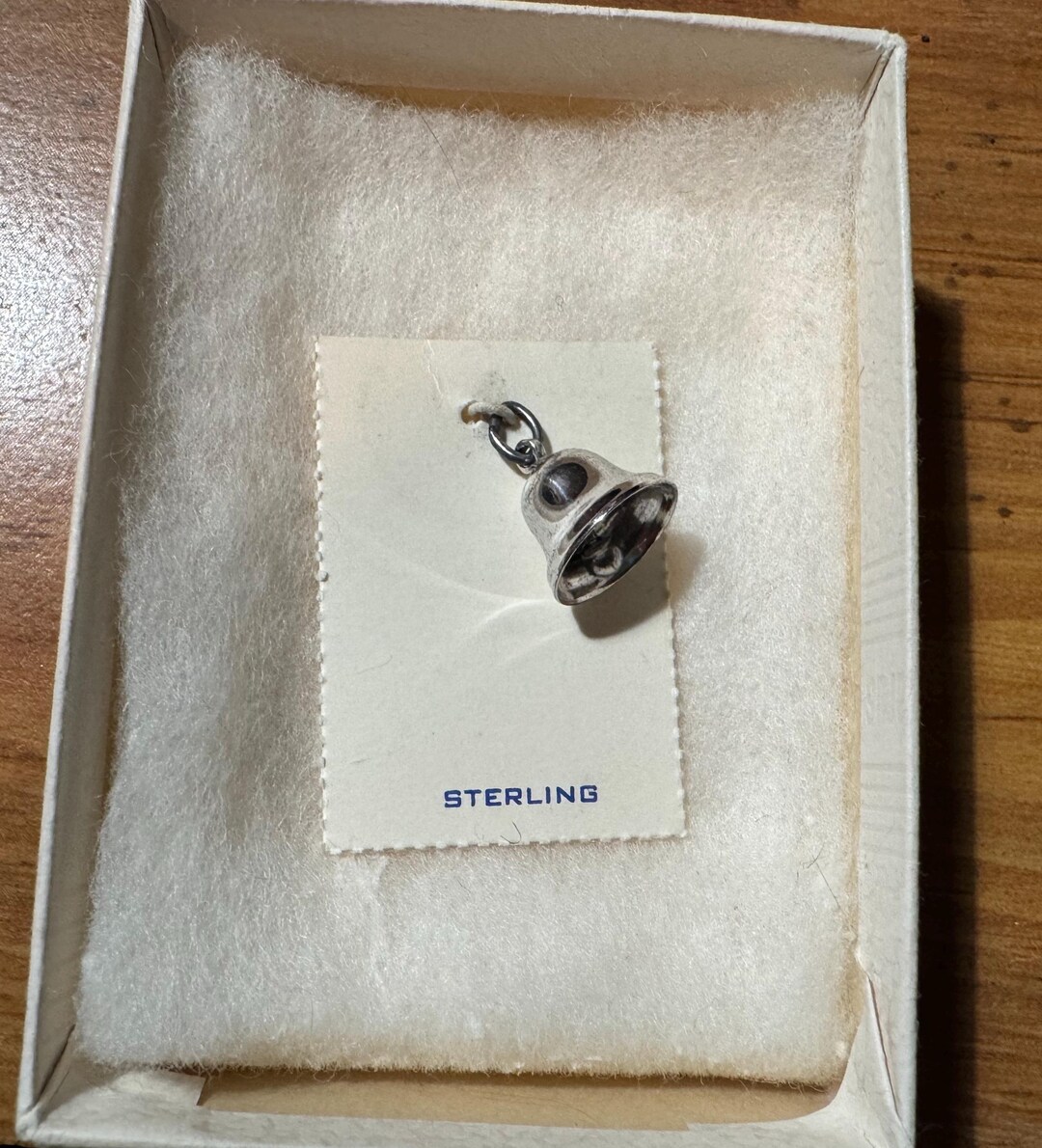 Vintage Sterling Silver Bell for Necklace or Charm Bracelet (new Old ...
