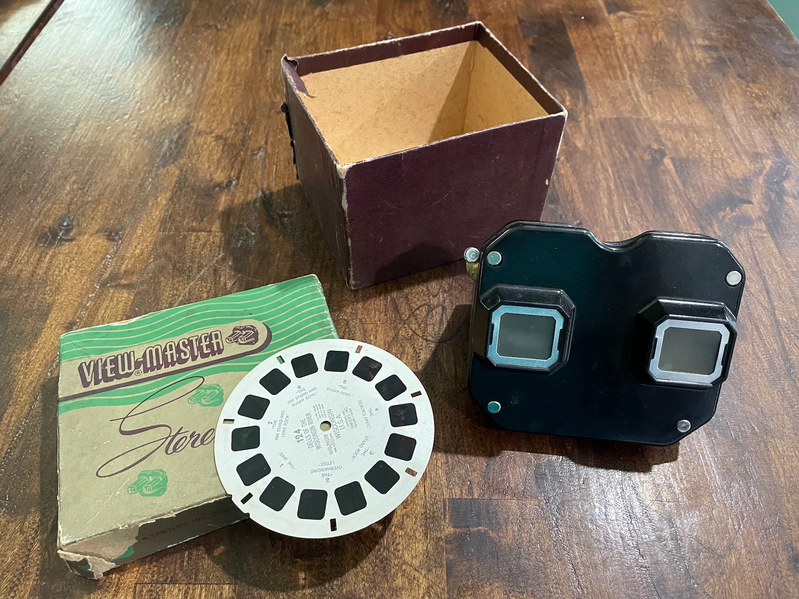 1950's Bakelite View Master Stereoscope in Original Box Plus 1 Reel - Etsy