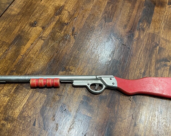 1950s Toy Cork Rifle pop Gun by All Metal Products, Wyandotte, Michn ...