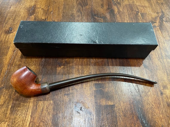 Amadeus Made in Greece Long Stem Pipe 12 Inches 925 Silver | Etsy