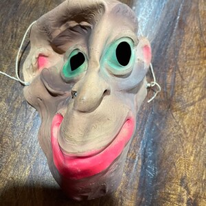 1950's Rubber Face Monkey Halloween Mask - Etsy