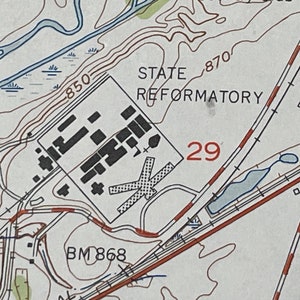 1952 Map of Ingalls, Indiana U S Geological Survey Topographic 22 X 27 ...