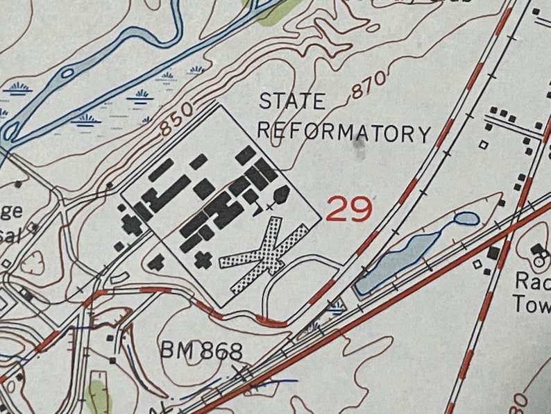 1952 Map of Ingalls Indiana U S Geological Survey Topographic - Etsy
