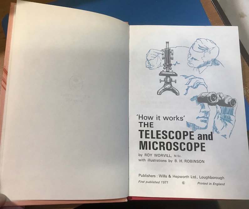 Vintage 1971 the Telescope and Microscope a Ladybird Book | Etsy