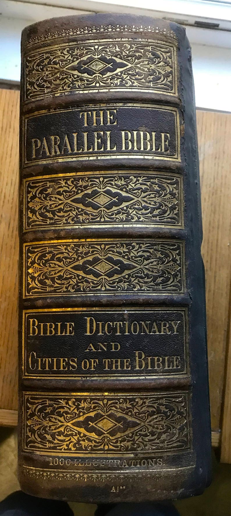 Rare 1873 Parallel Bible and Bible Dictionary and Cities of | Etsy