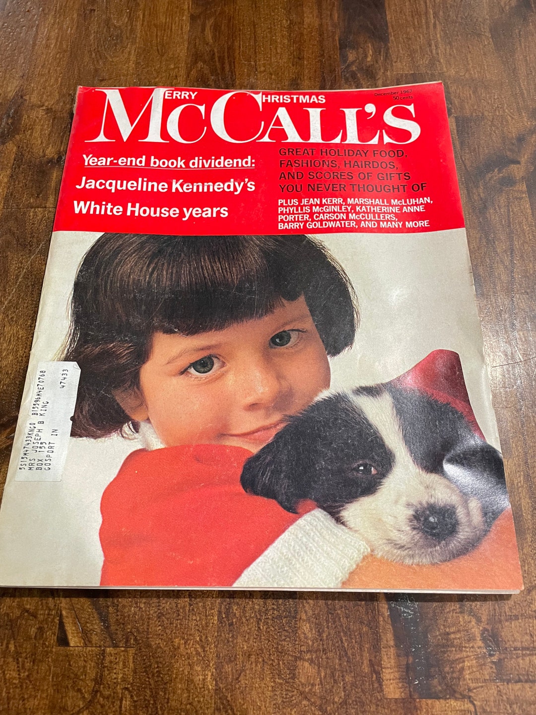 1967 Mccall's December Christmas Magazine Includes Norman Rockwell Fold ...
