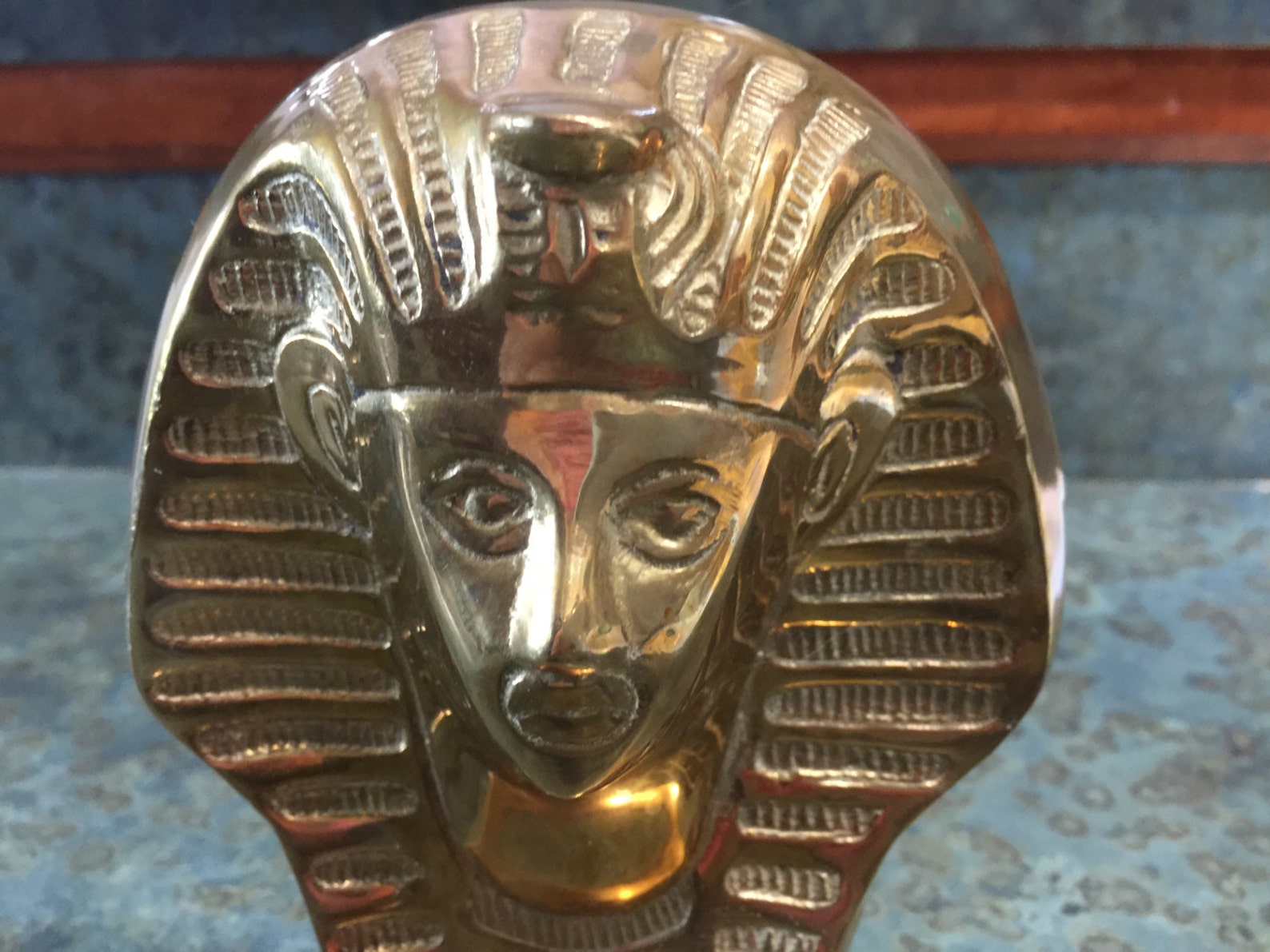 Brass Egyptian Pharaoh Sculpture - Etsy