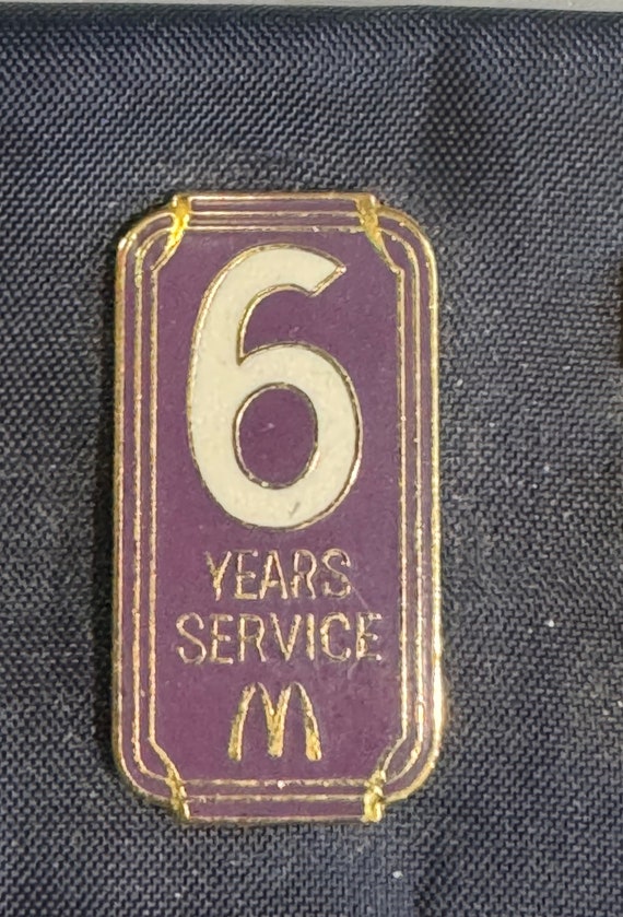 1970's Rare McDonalds 6 Years Service McDonalds Emplo… - Gem